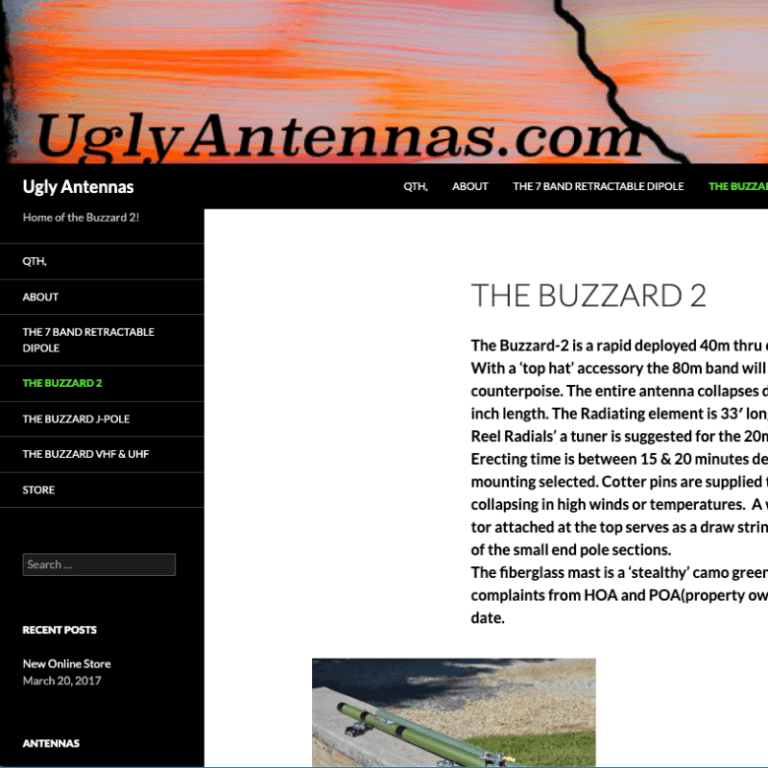 Jackite Thick Tip Fiberglass Antenna Pole for Ham Radio