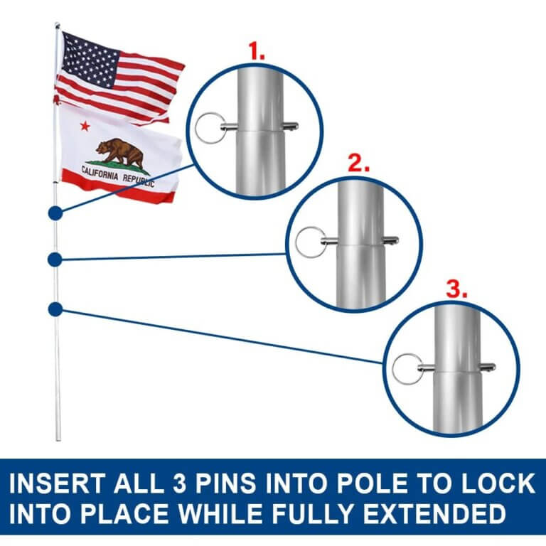 RV Flag Pole Package - Shop at www.hitched4fun.com